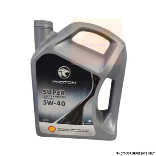 Proton Shell 5W40 Engine Oil Fully Synthetic 5W-40 Engine Oil 4L ...