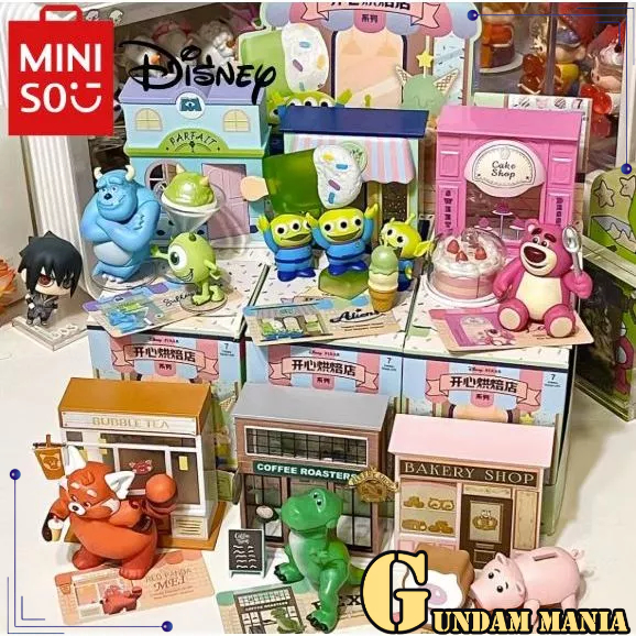 【GENUINE】Miniso Disney Pixar Happy Bakery Dessert Street Series Blind ...