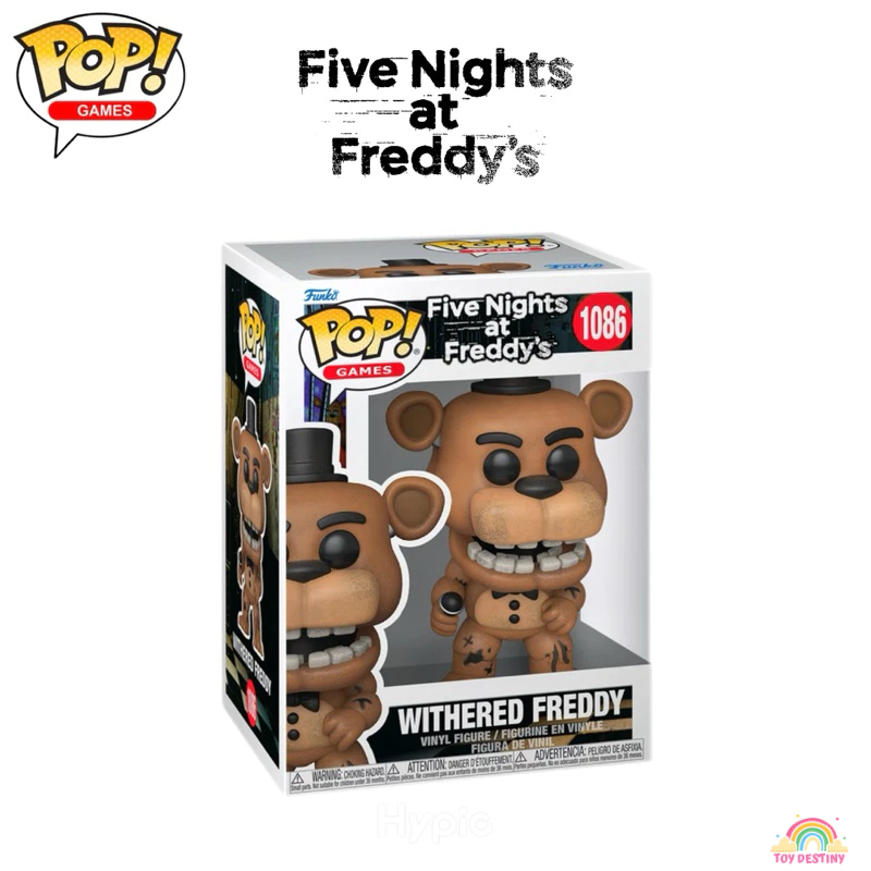 Funko Pop Games Five Nights at Freddy’s #1086 Withered Freddy Vinyl ...