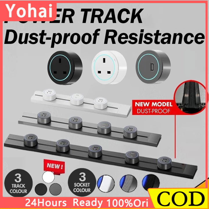 【Lifetime Warranty】Power Track Socket Switch 32A Power Line/ Multi/ USB ...