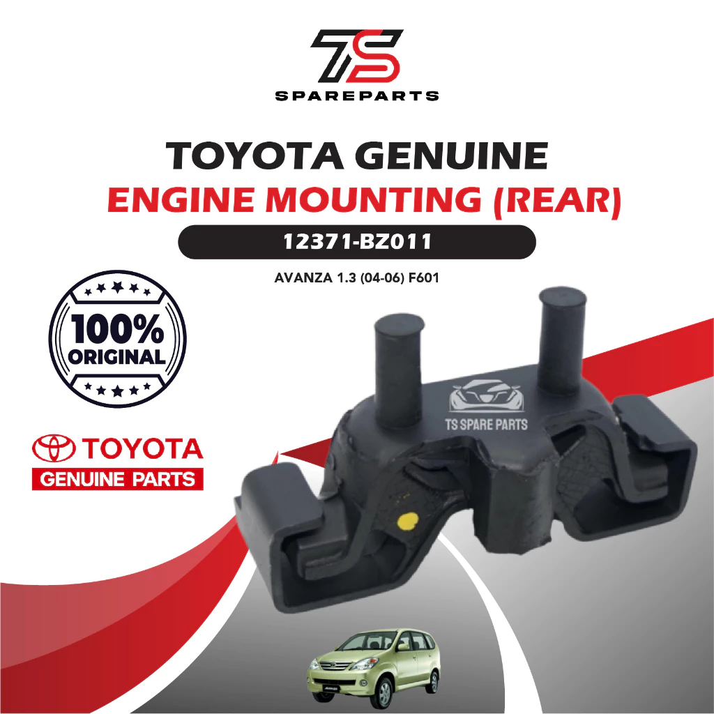 Toyota Engine Mounting Rear 12371-BZ011 Avanza F601 Avanza 1.3 (04-)-AT ...
