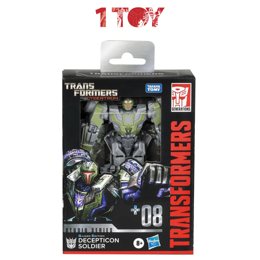Transformers Studio Series Gamer Edition SS08+ Decepticon Soldier Transformable Action Figure ...
