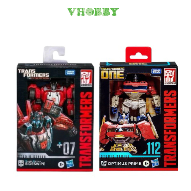 Transformers Deluxe Class SS112 Optimus Prime & SS+07 Sideswipe ...
