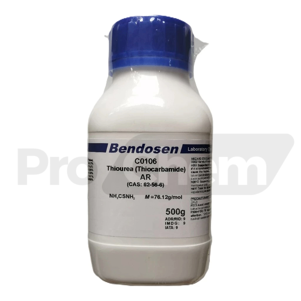 Thiourea | Thiocarbamide AR Bendosen 500g [CAS No. 62-56-6] | Shopee ...