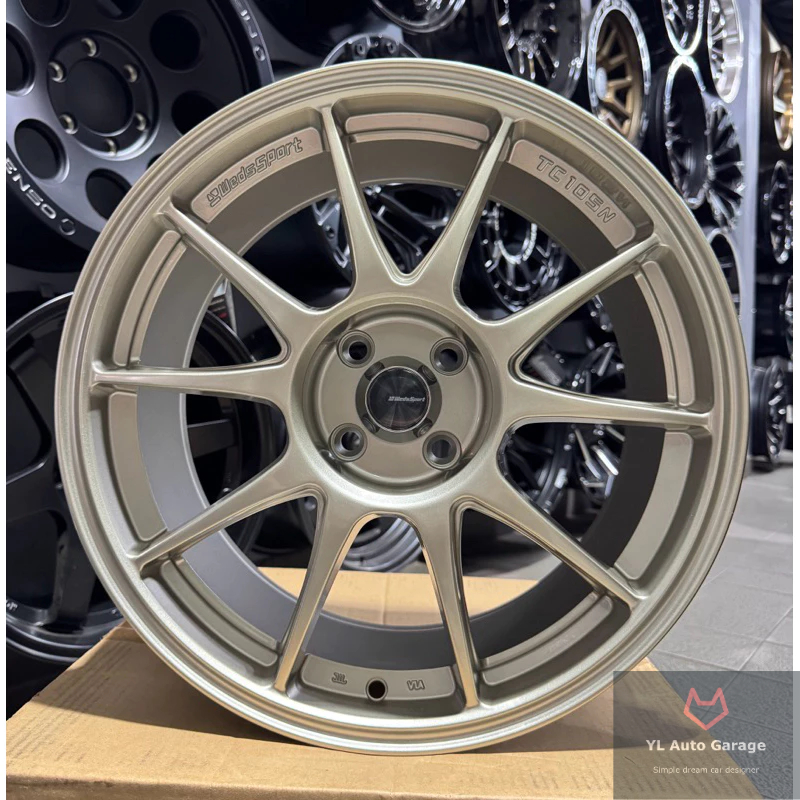 TC105N [Titan Silver] Sport Rim 17x8JJ ET38 (4x100) | Shopee Malaysia