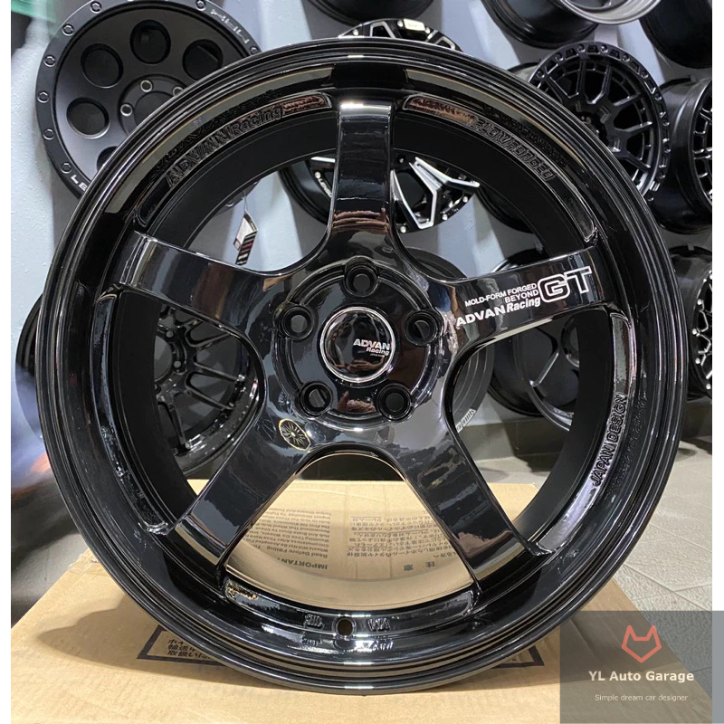 Advan GT [Gloss Black] Sport Rim 18x8.5JJ ET40 (5x114.3) | Shopee Malaysia