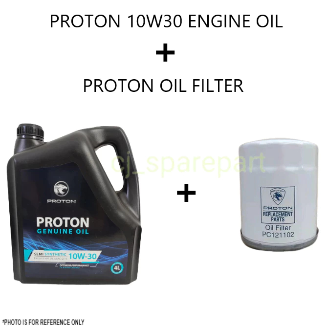 PROTON PETRONAS 10W30 ENGINE OIL SEMI SYNTHETIC 10W-30 ENGINE OIL 4L ...