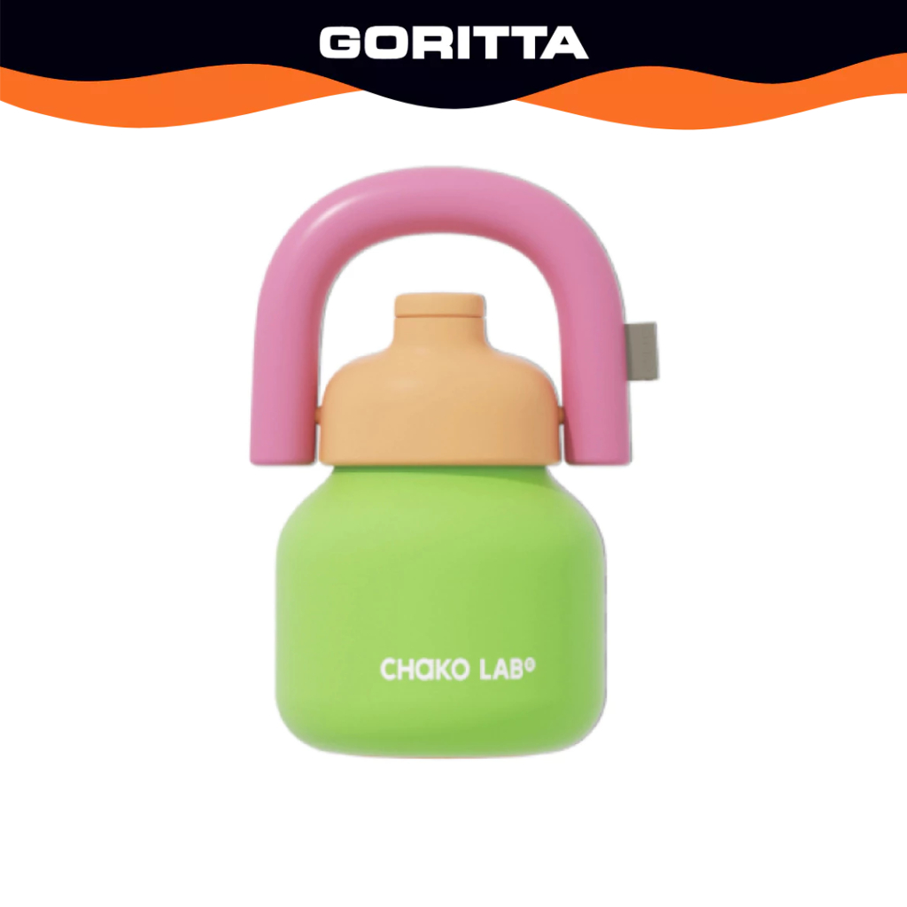 CHAKO LAB Lin Lin Bottle Thermos 1000ml - Green / Pink | 316 Stainless ...