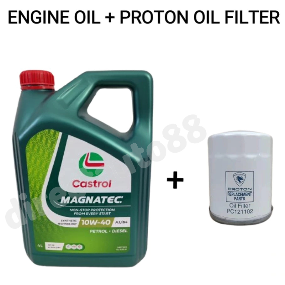 New Look Castrol Magnatec 10W-40 Semi Synthetic 10W40 Engine Oil 4L ...