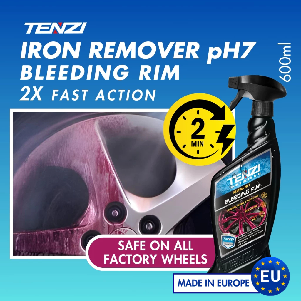 TENZI Bleeding Rim Iron Remover 600ml - Car Wheel Rim Cleaner pH ...