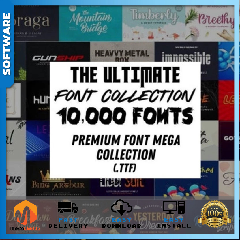 [PC SOFTWARE] Windows Fonts - The Best Font Collection Windows Lifetime ...