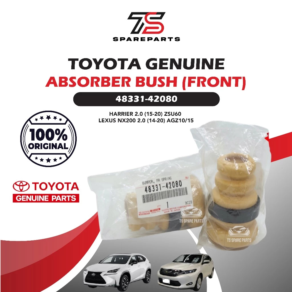 Toyota Absorber Bush (Front) 48331-42080 Harrier/Lexus ZSU60,AGZ10/15 ...