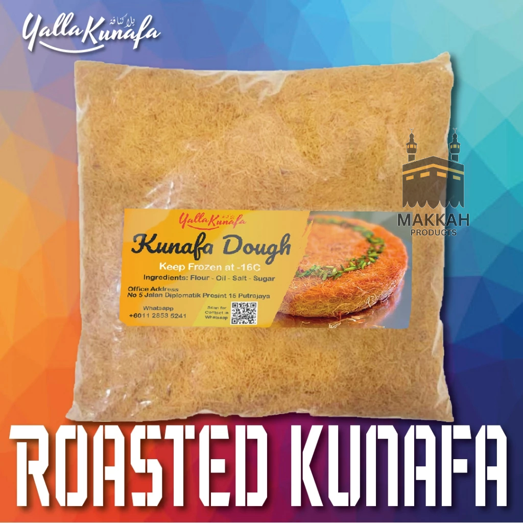Delicious Taste Roasted Kunafa Dough 500g Original by Yalla Kunafa ...