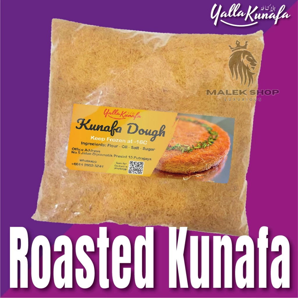 Best Selling Kunafa Dough Roasted 500g / 1 kg Original by Yalla Kunafa ...