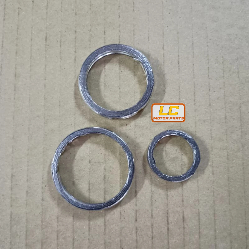 EXHAUST PACKING GASKET HONDA YAMAHA RXZ 125ZR Y125 EX5 GBO C70 GASKET ...
