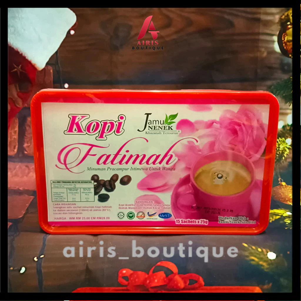 JAMU NENEK Kopi Fatimah 15s | Original HQ 💯 Coffee Kacip Fatimah ...