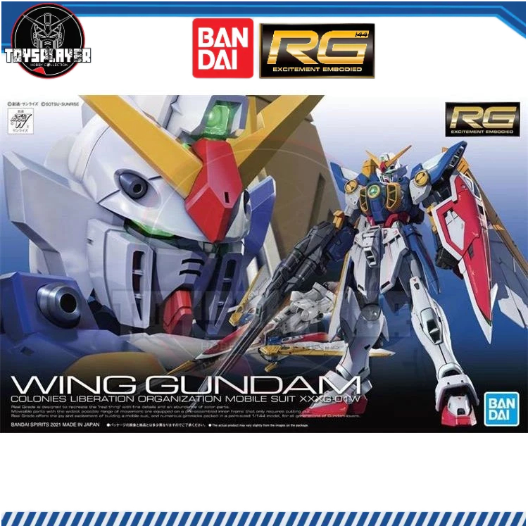 BANDAI RG 1/144 XXXG-01W Gundam Wing MODEL KITS | Shopee Malaysia