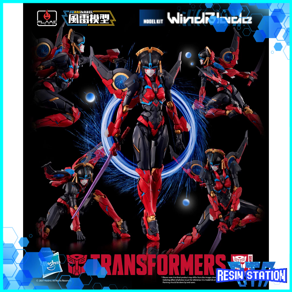 [Ready Stock] Flame Toy Furai Windblade Model Kit Transformers Hasbro ...