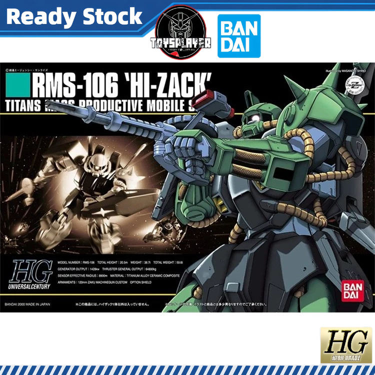 BANDAI HGUC 1/144 RMS-106 Hi-Zack Model Kits | Shopee Malaysia