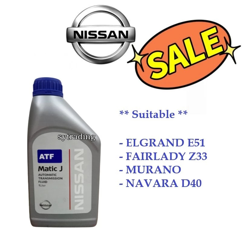 Nissan ATF Matic J Auto Transmission Fluid 1 Liter Nissan Elgrand E51 ...