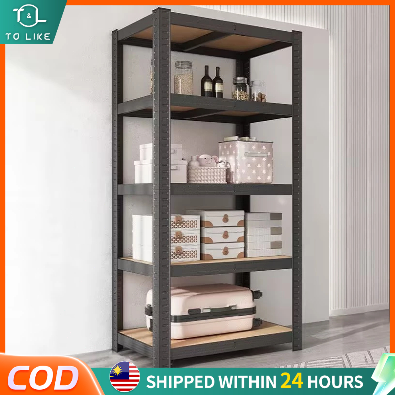 3-5 Tier Metal Boltless Rack Home kitchen Store Storage Rack Warehouse ...