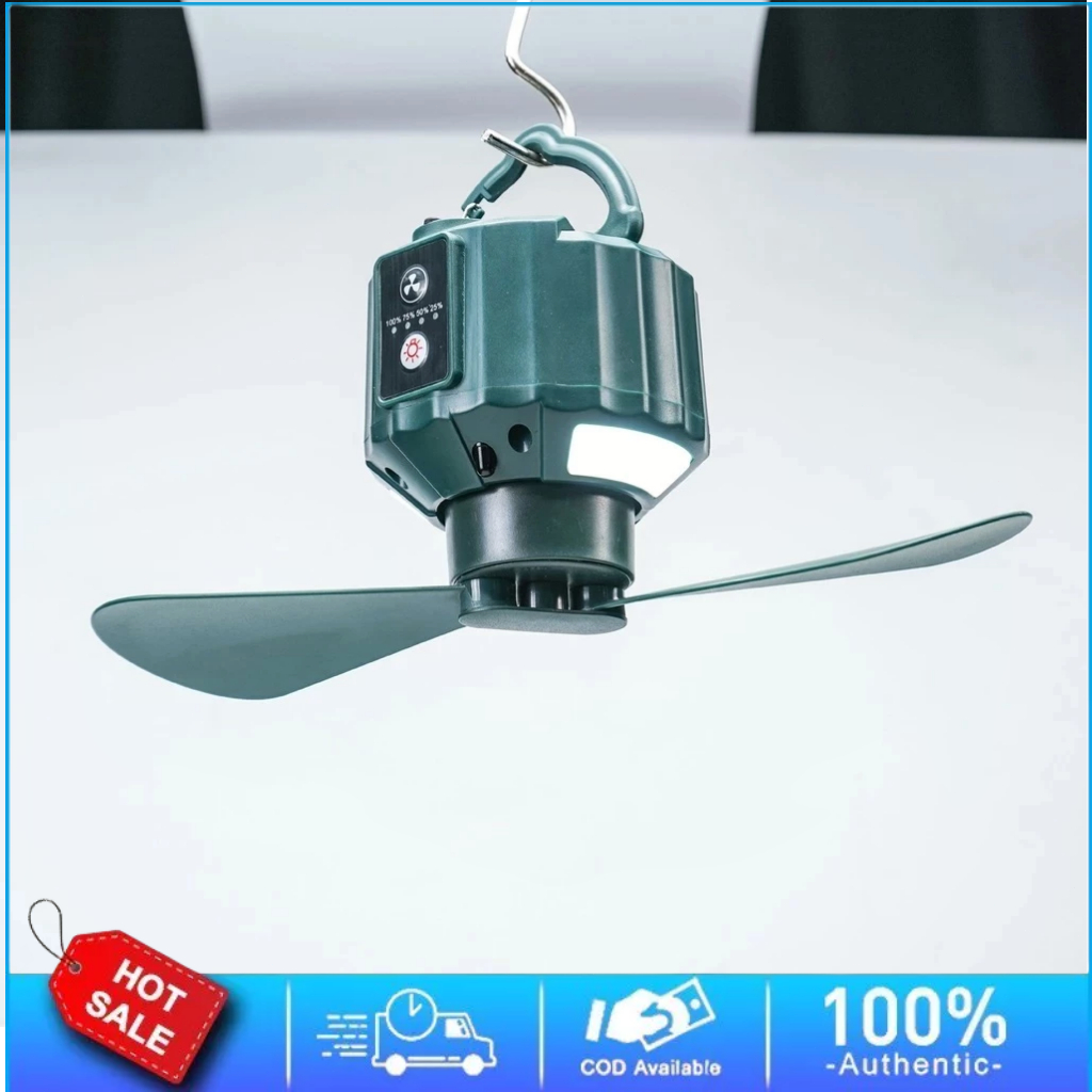 Ready STOCK Ceiling Fan Small Remote Control Household Air Cooling Tent ...