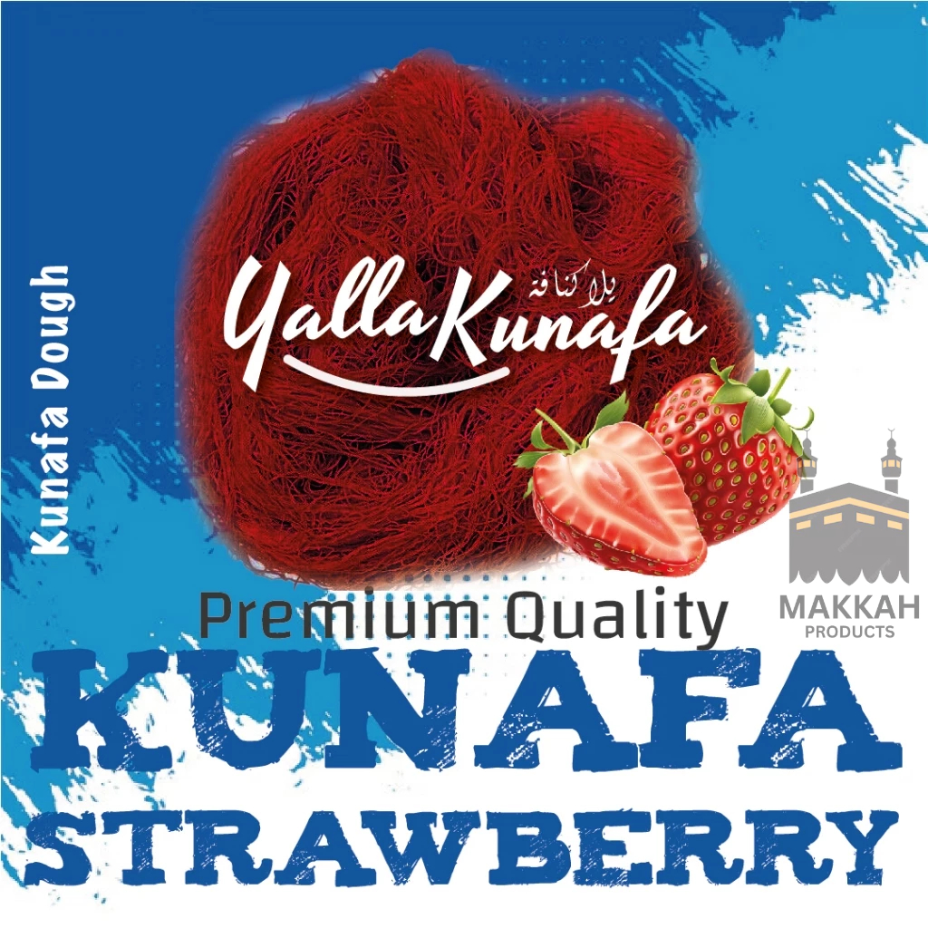 500g / 1 Kg Red Velvet Kunafa Dough Delicious Taste by Yalla Kunafa ...