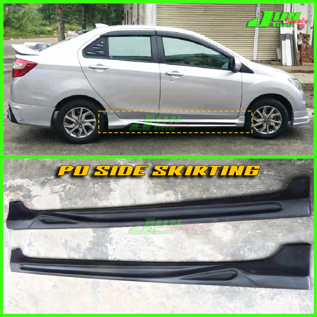 💥Ready Stock💥Perodua Bezza **2016~2024** Storm V3 PU Side Skirting ...