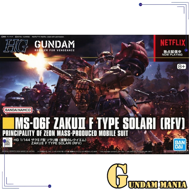 (HG)Bandai Zaku II F Type Solari (RFV) | Shopee Malaysia