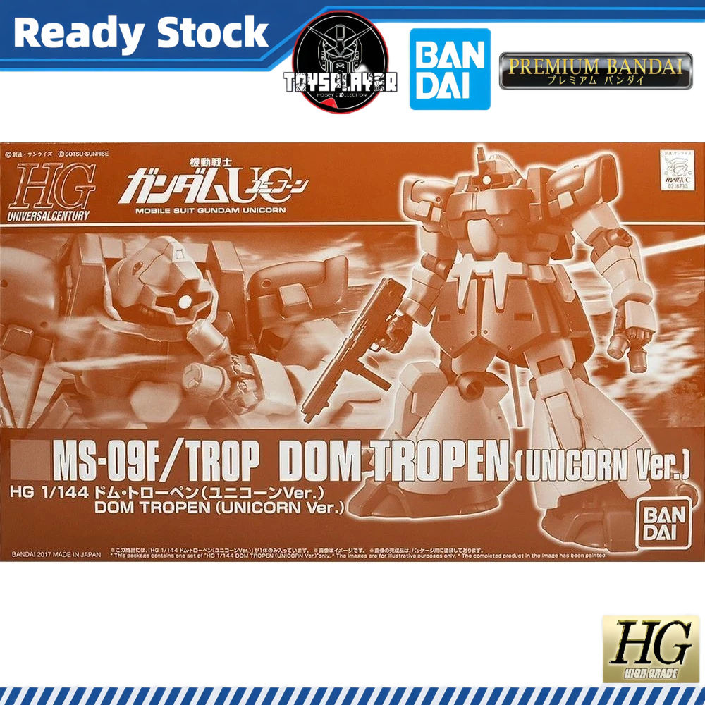 PREMIUM BANDAI HGUC 1/144 MS-09F/Trop Dom Tropen (Unicorn Ver.) Model Kit | Shopee Malaysia