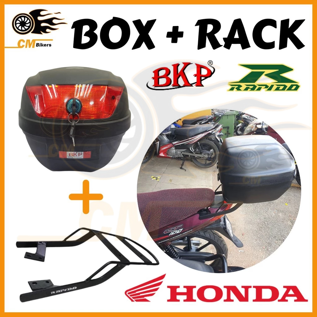 Honda BKP Box MONOLOCK + Rapido MONORACK / V RACK MOTOR HONDA RS150 ...