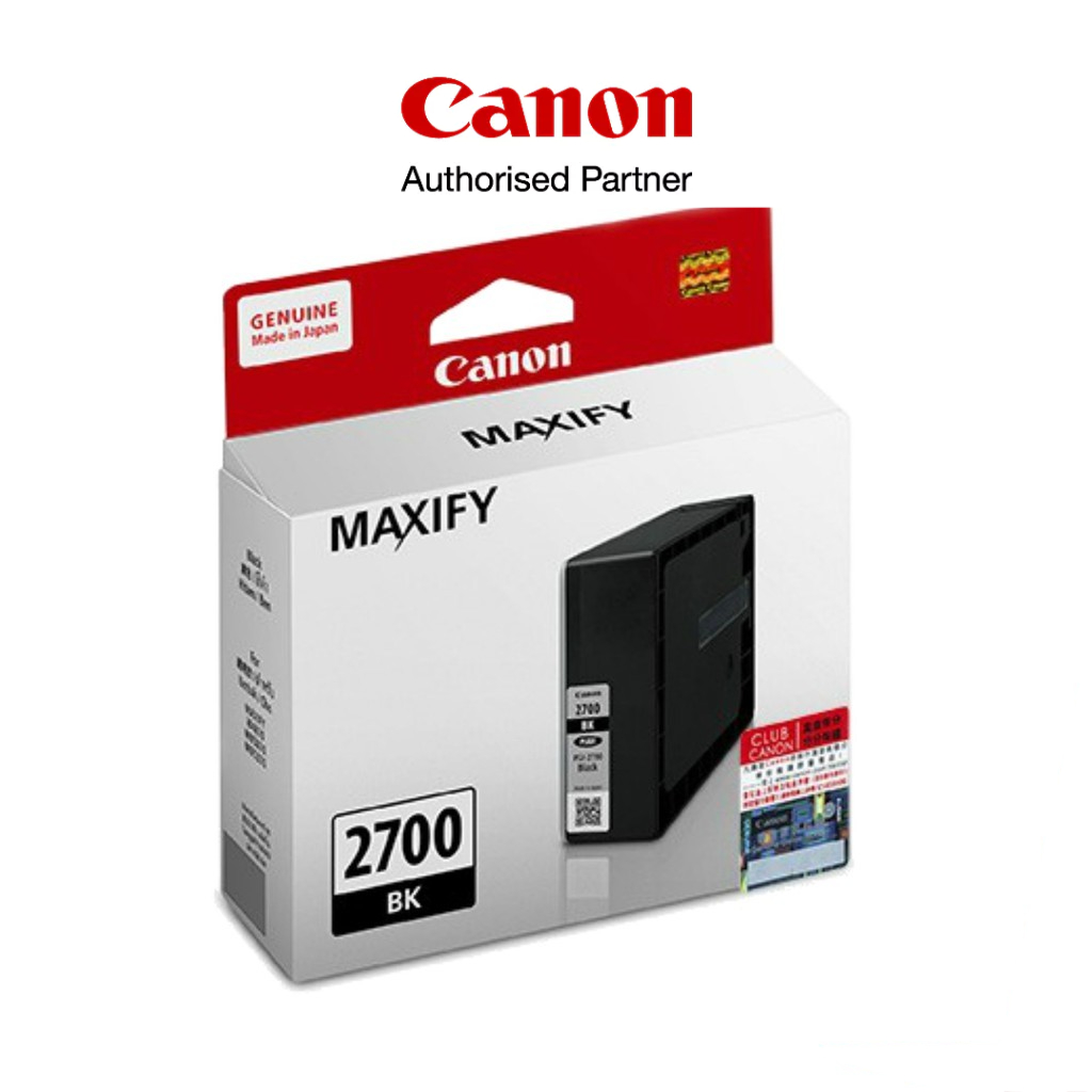 Canon PGI-2700 Cartridge For MAXIFY iB4070/iB4170/MB5070/MB5170/MB5370 ...