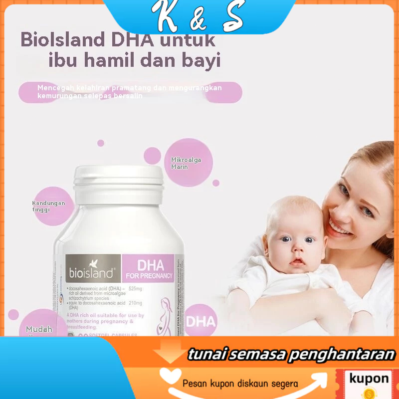 (Ready Stock)Bio Island DHA for Pregnancy ( 60 Softgel Capsules )-KS | Shopee Malaysia