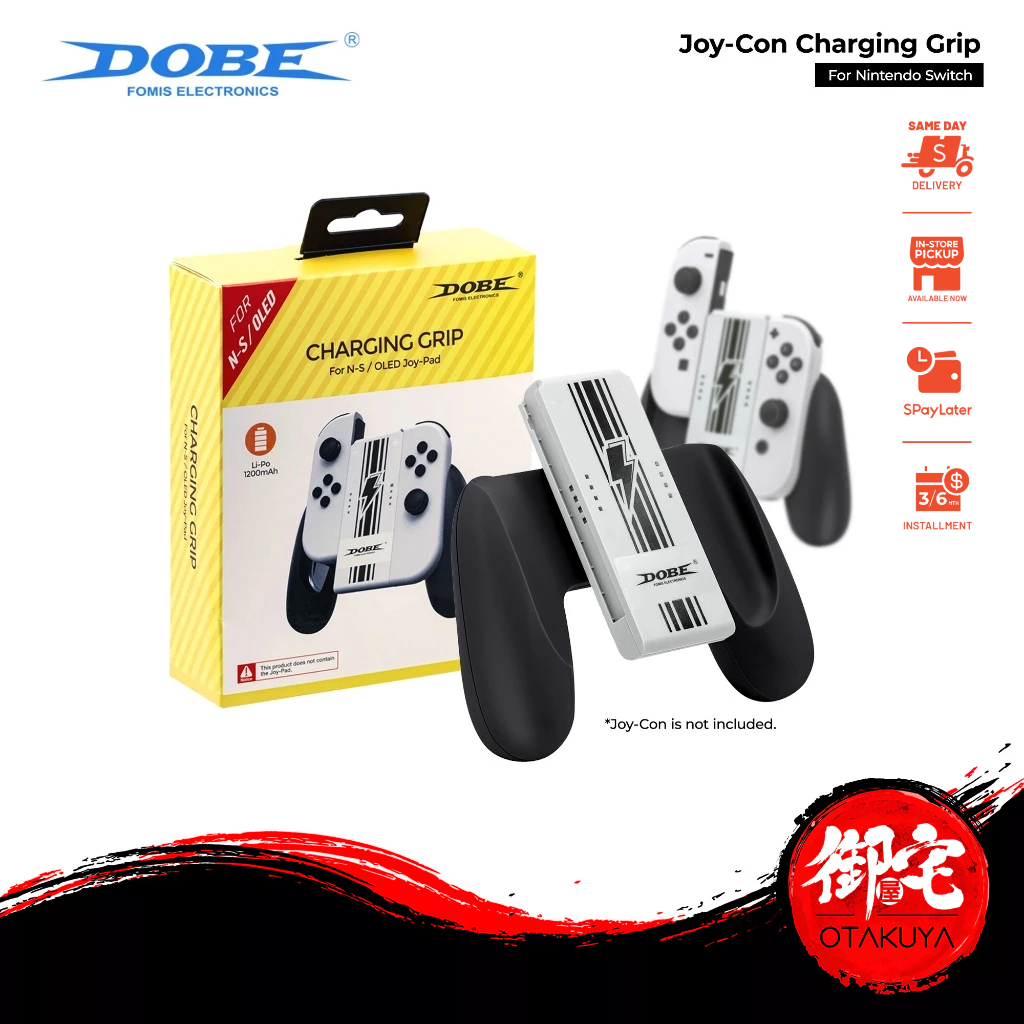 DOBE Nintendo Switch OLED/V2 Li-Po Joy-Con Charging Grip (1200mAh) | Shopee Malaysia