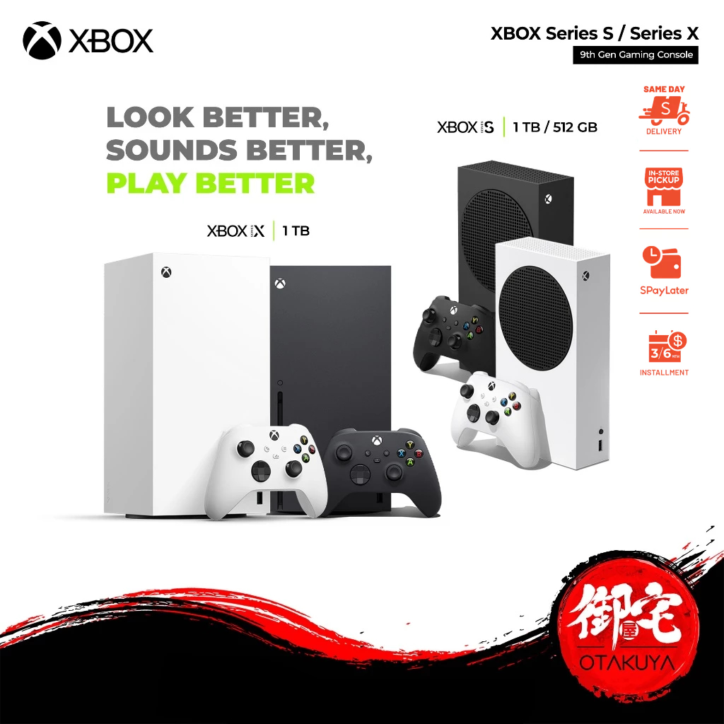【7.7 SALE】Microsoft XBOX Series S 512GB / Series X 1TB Console (1 Year ...
