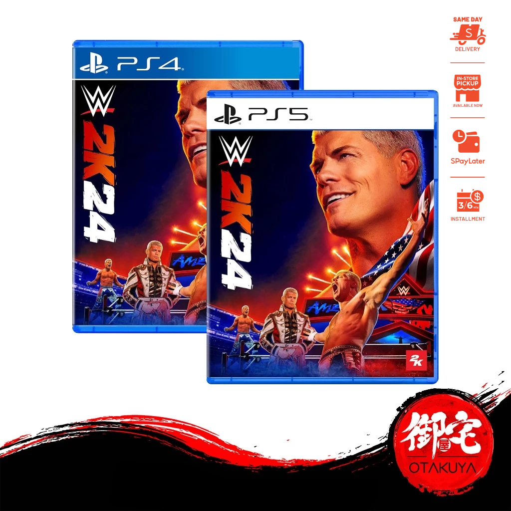 【8.8 SALE】PS5 / PS4 WWE 2K24 (English Version) | Shopee Malaysia