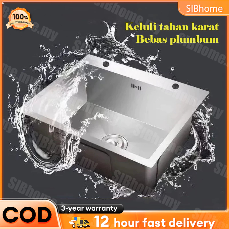 Nano Sinki Dapur Sink Stainless Steel Handmade Kitchen Singki ...