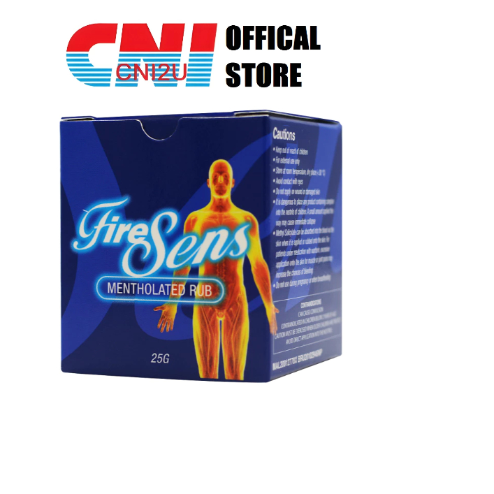 CNI Fire Sens Mentholated Rub (25g) | Shopee Malaysia