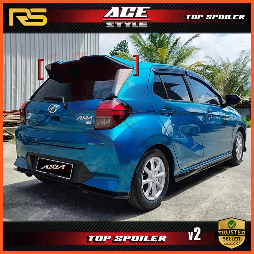 🏁READY STOCK🏁 Perodua New Axia Tahun * 2023 ~ 2025 * Top Spoiler ACE ...