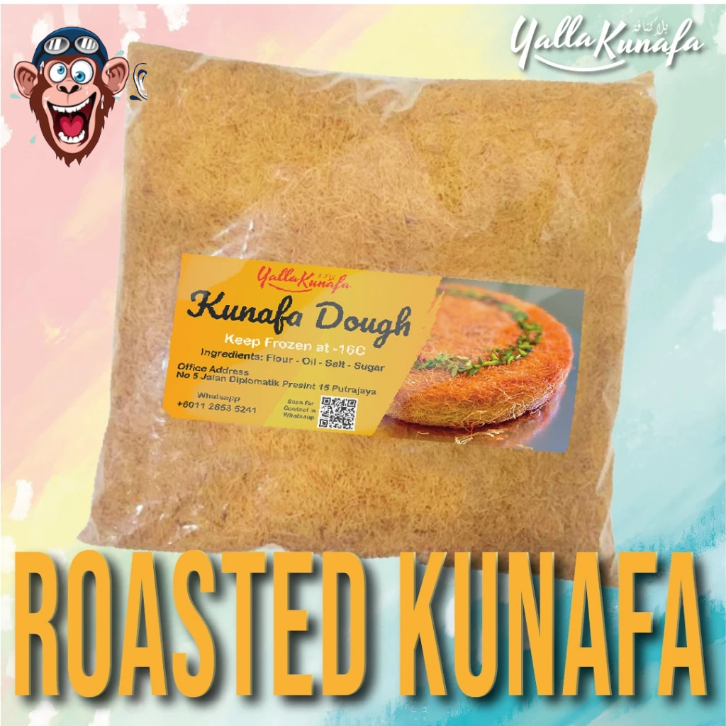 Kunafa Dough Roasted 500g Original by Yalla Kunafa Instant Delivery ...