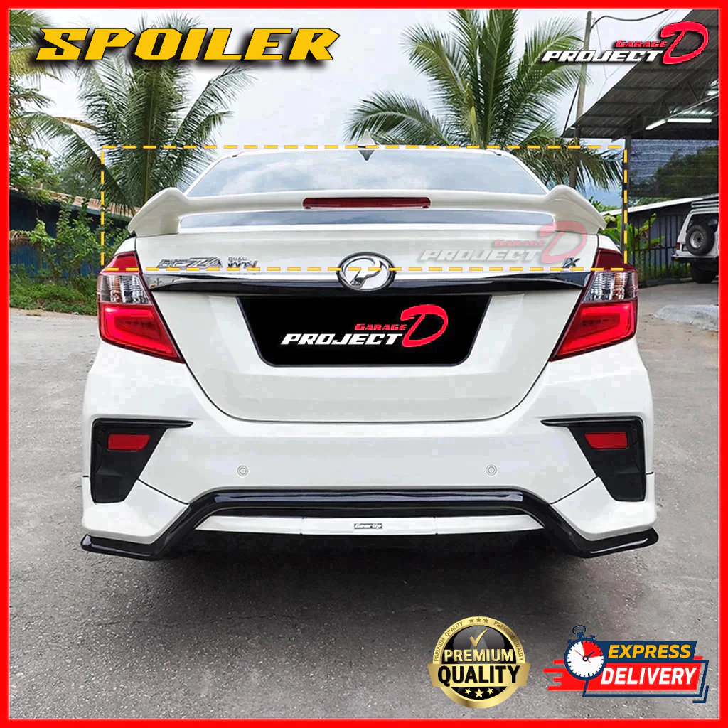 💥Ready Stock💥Perodua Bezza TRD V3 Spoiler C/W LED ( WITHOUT PAINT ...