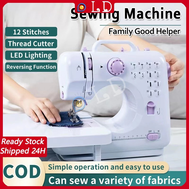 Sewing Machine 505A Pro Upgraded 12 Sewing Portable Mini Sewing Machine ...