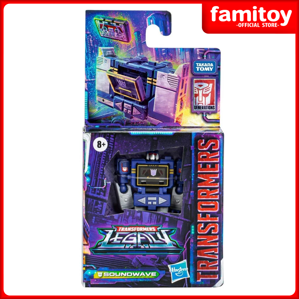 Hasbro Transformers Generations Legacy Core Class Soundwave | Shopee ...