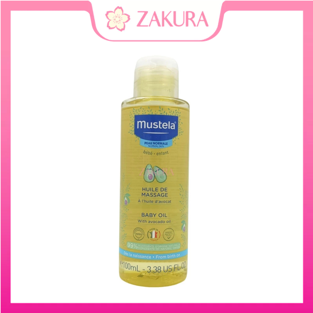 Mustela Baby Massage Oil 100ml | Shopee Malaysia