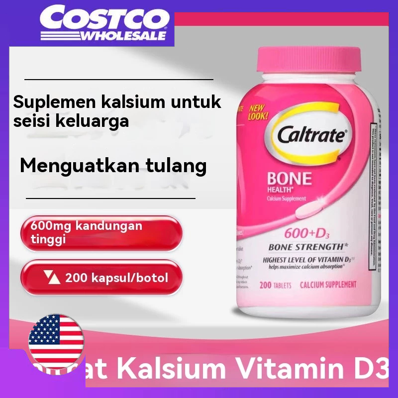Caltrate Tablet Kalsium Vitamin D Kalsium Karbonat Kalsium Tambahan ...