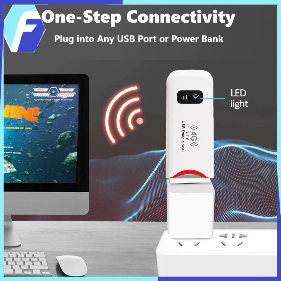 4G Router LTE Wireless USB Dongle WiFi Router Mobile Broadband Modem ...