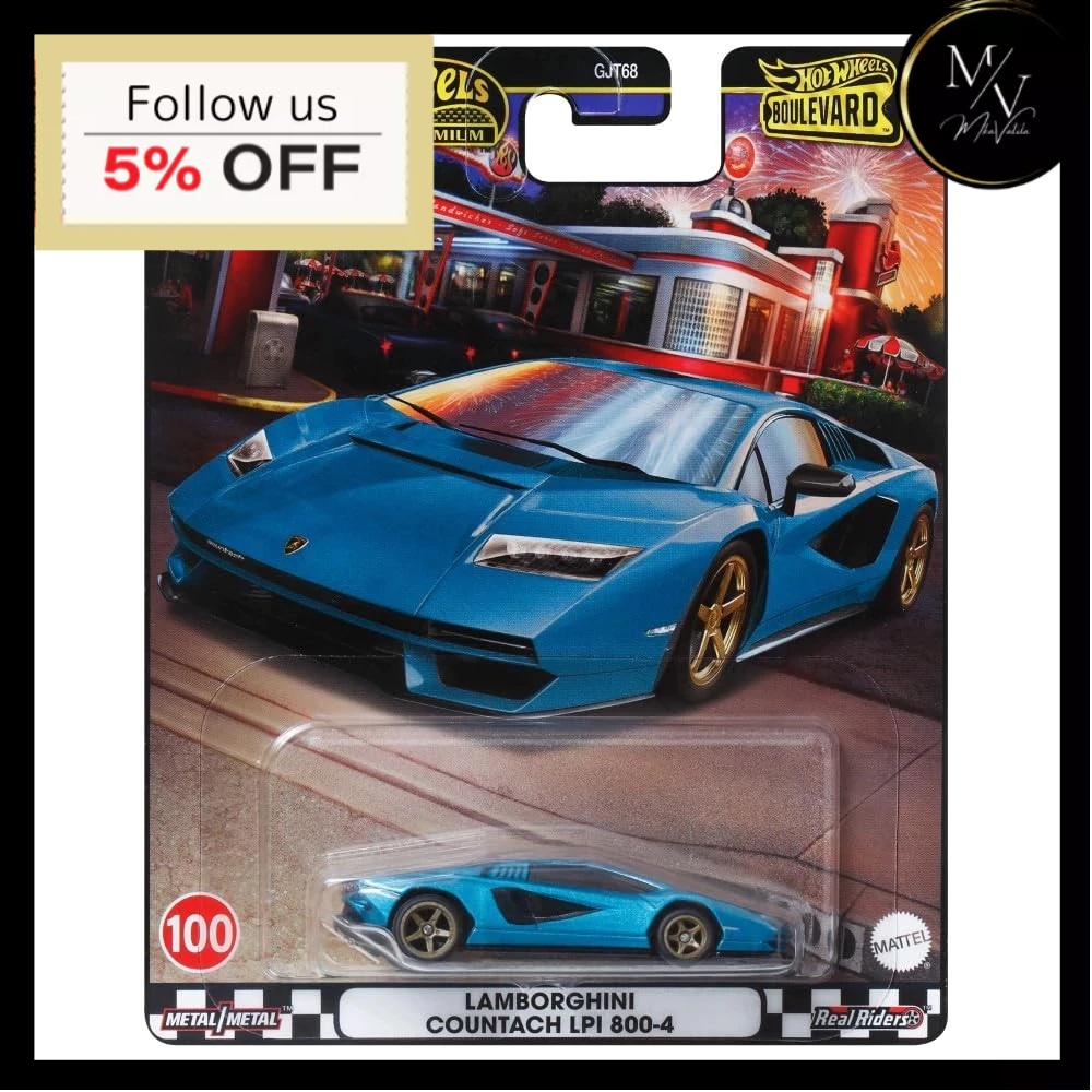 Hot Wheels Boulevard Lamborghini Countach LPI 800-4 Diecast Car Toy for ...