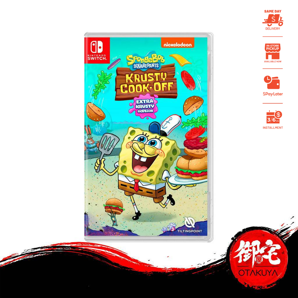 Nintendo Switch SpongeBob Krusty Cook Off Extra Krusty Edition (English ...
