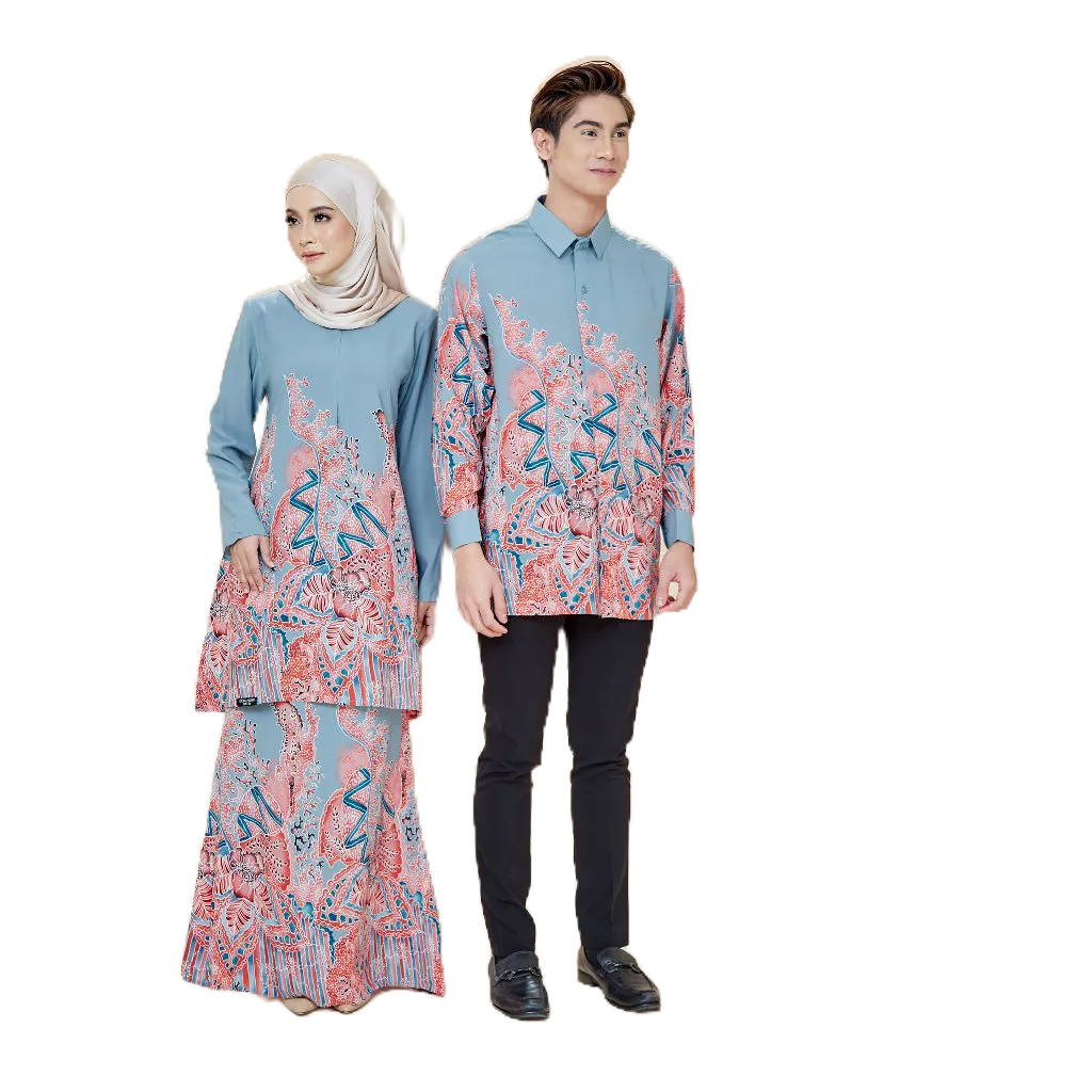 DESA MURNI BATIK Batik Sedondon Kurung Alana Cutting A & Kemeja Dm Slim ...