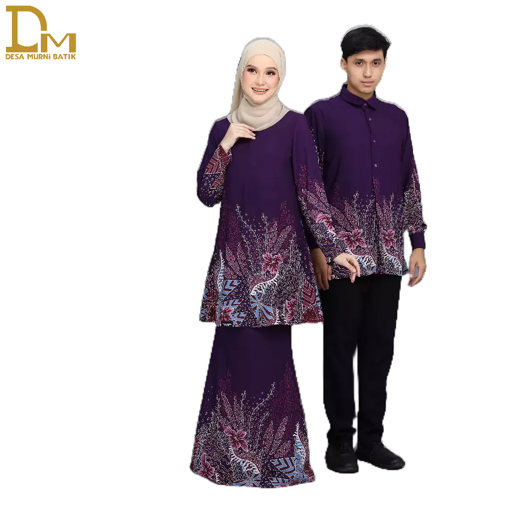Desa Murni Batik Batik Sedondon Kurung Alana Cutting A & Kemeja Dm Slim ...